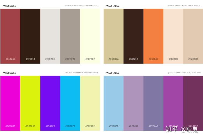 强烈推荐这12个有趣的配色网站，玩着就能提升色感！ - 知乎