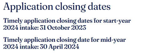 24fall提醒 |澳洲“八大”DDL汇总，注意！这些院校即将截止 - 知乎