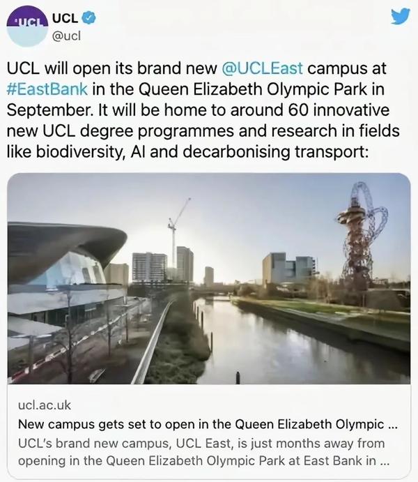 UCL官宣！新校区9月即可申请，新增60多个专业，G5在向你挥手！ - 知乎