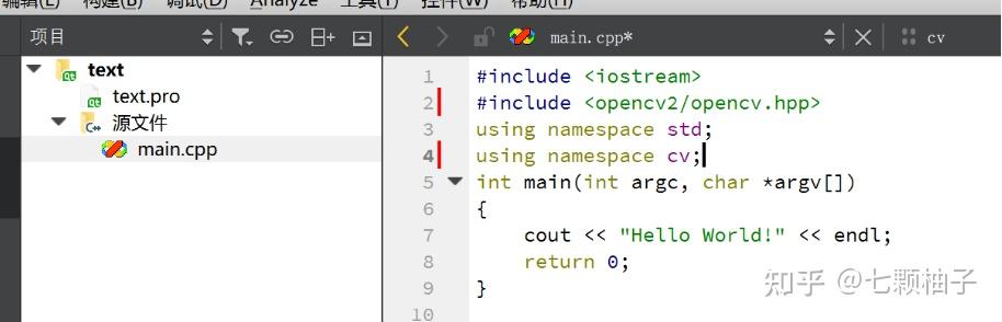 【OpenCV】Qt + OpenCV 开发配置 + 入门知识（代码示例） - 知乎