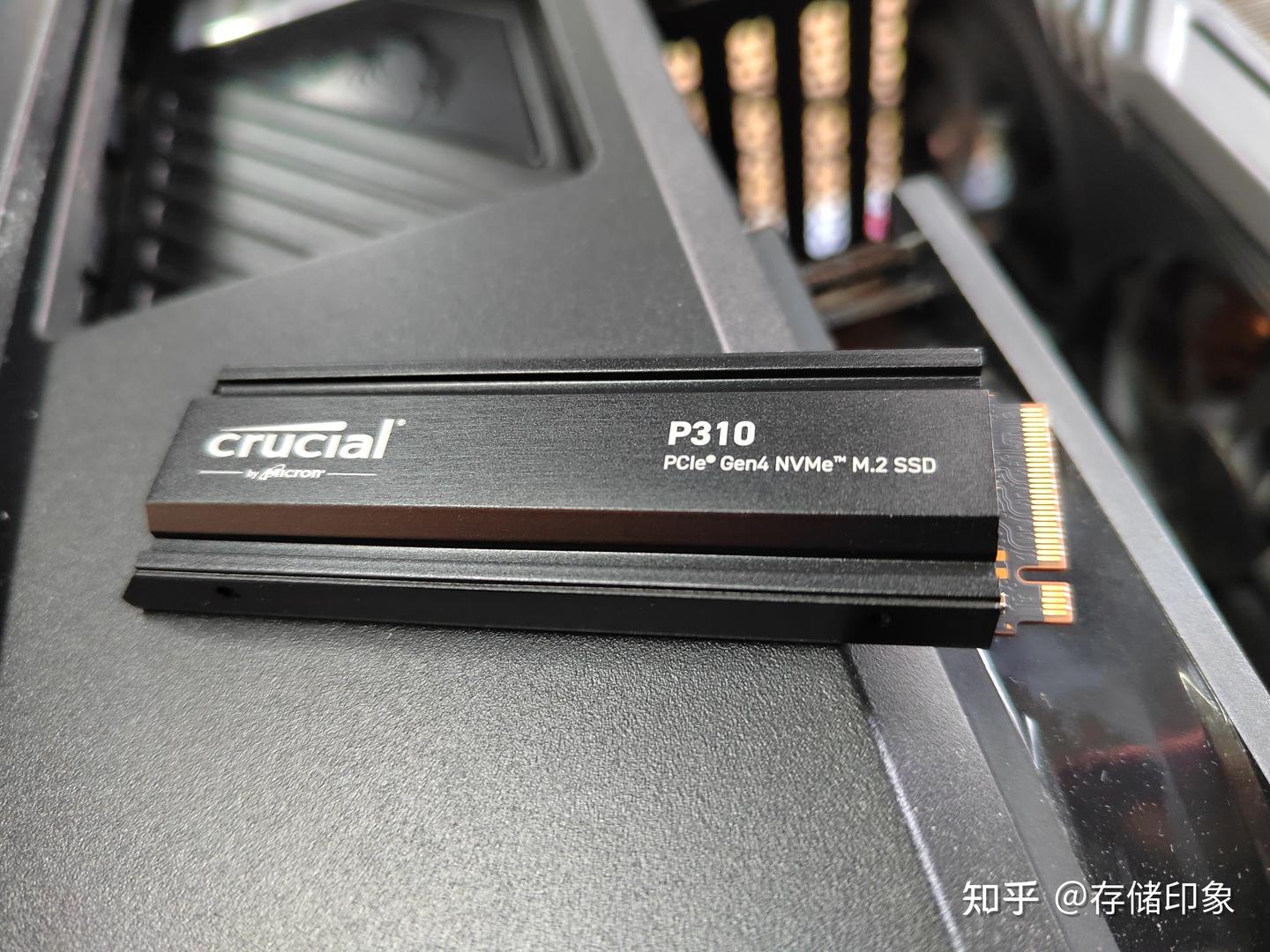 Crucial英睿达P310带散热器版M.2 2280 NVMe PCIe4.0 SSD 2TB开箱评测：游戏、设计存储高能 - 知乎