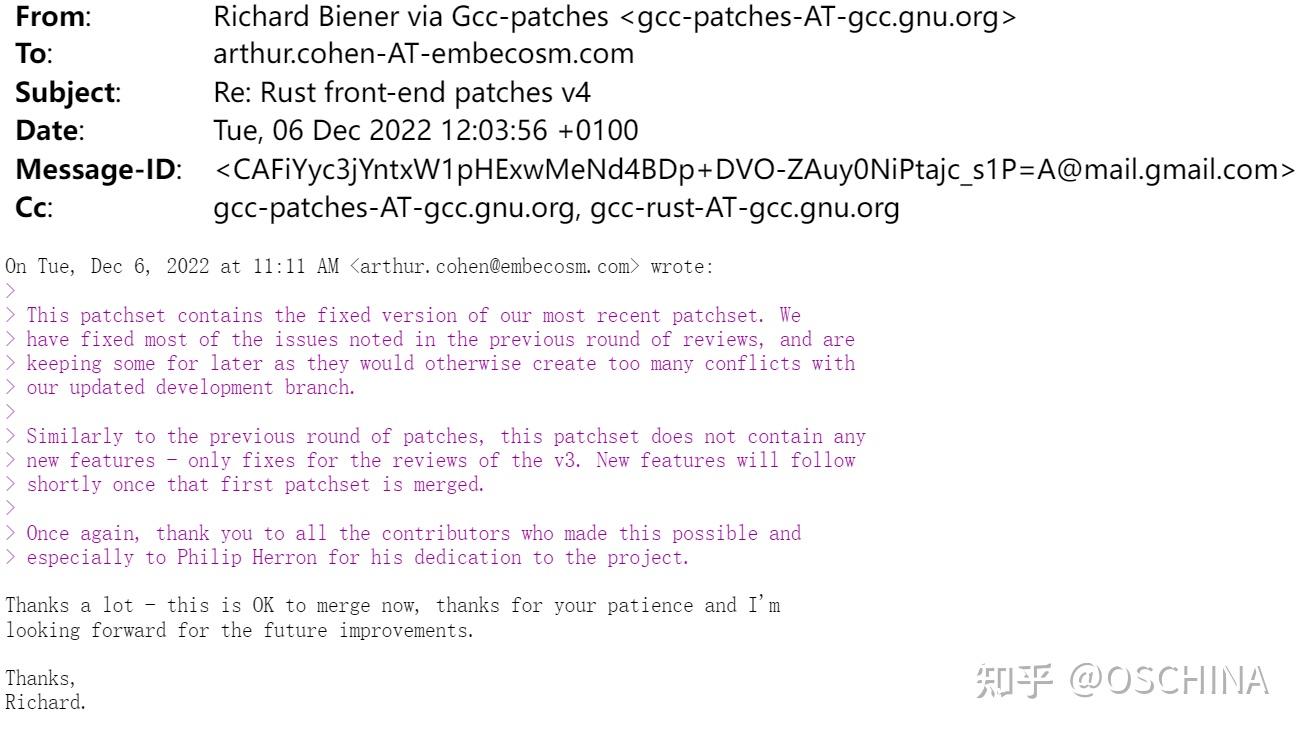 GCC 即将加入对 Rust 的支持 - 知乎