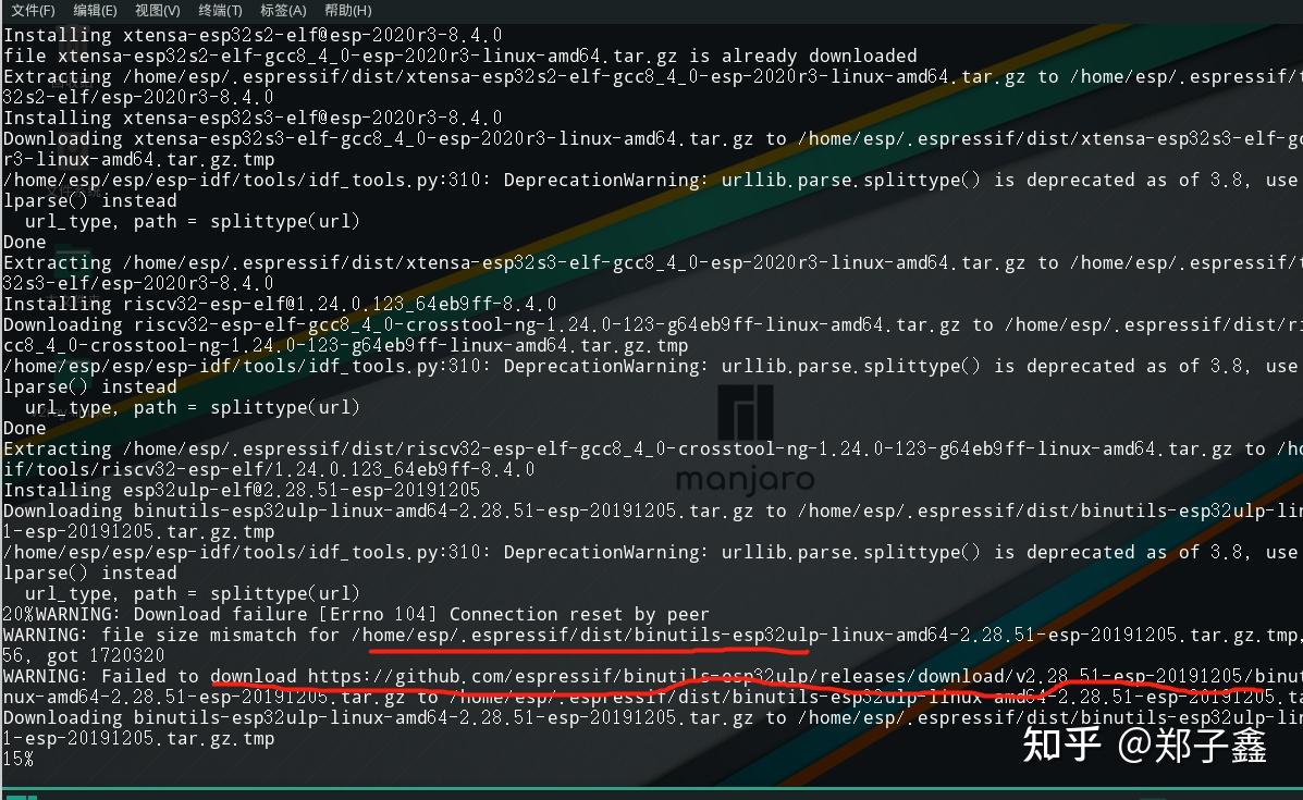 完美解决esp-idf 安装问题：clone代码速度慢，执行install.sh 龟速 - 知乎