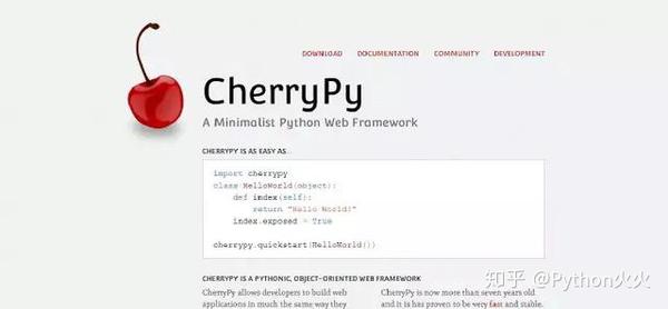 作为Python开发者你应该了解的14个轻量级Python Web框架 - 知乎