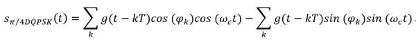 数字频带传输---PI/4DQPSK - 知乎
