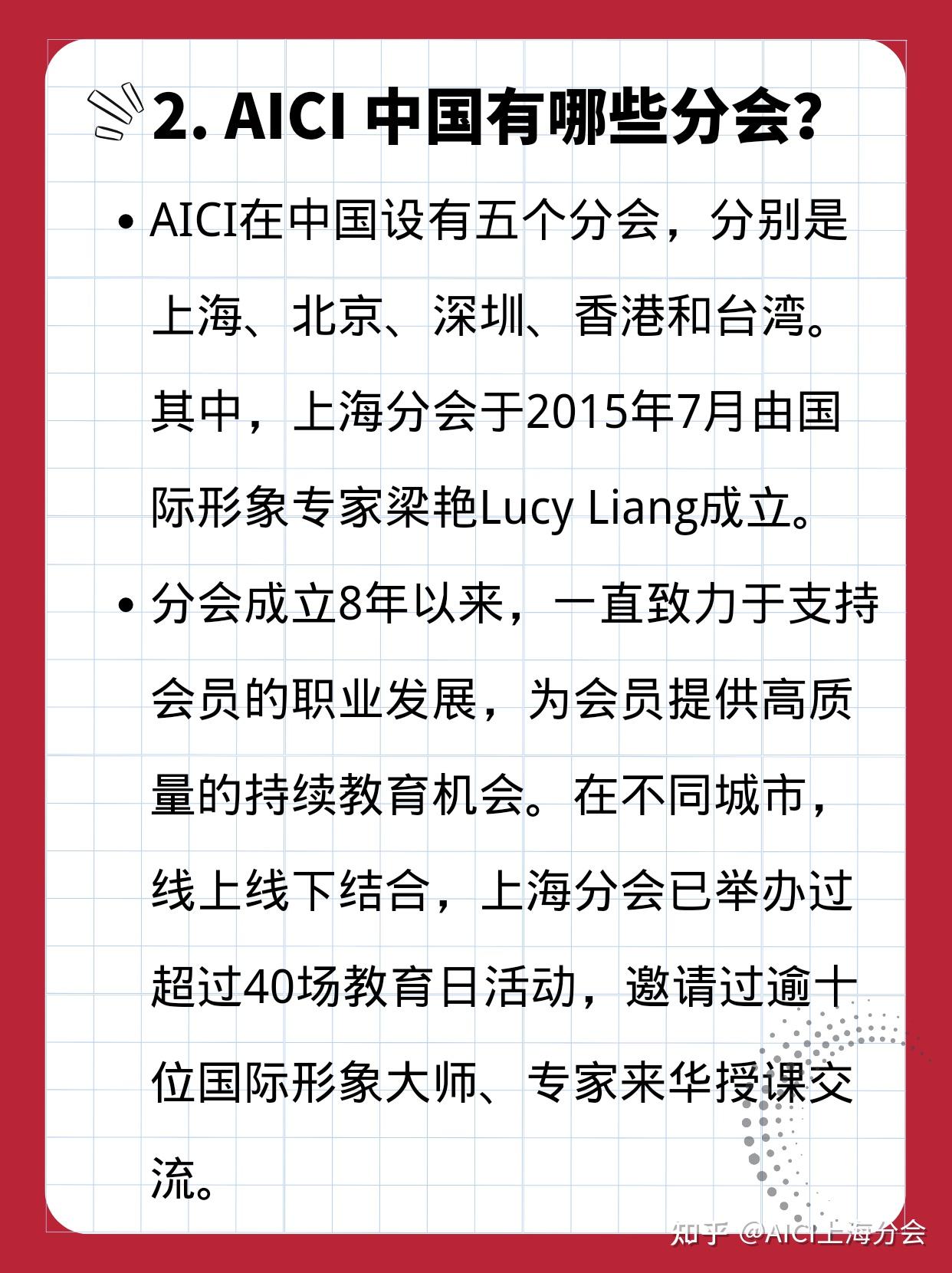 AICI 国际形象顾问协会—你想要了解的信息在这里 - 知乎
