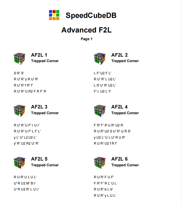 Advanced F2L（3 by 3） - 知乎