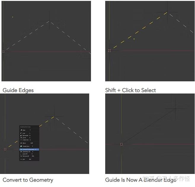 Blender的Construction Lines插件 - 知乎