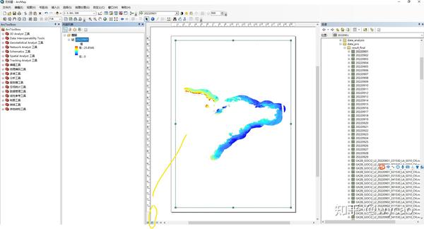 GOCI -Ⅱ数据处理（五）：基于ArcGIS进行叶绿素a浓度时空分布遥感制图 - 知乎