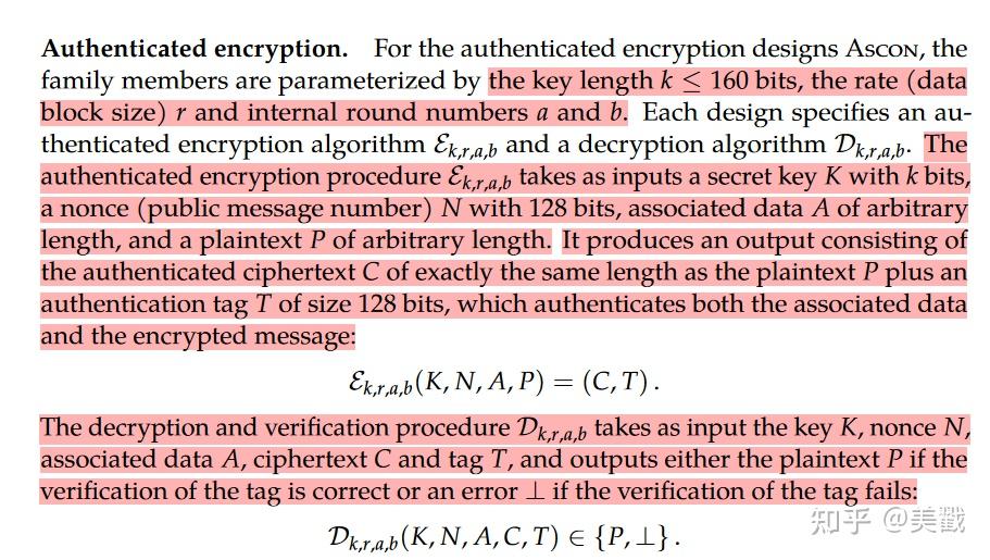 轻量级密码算法Ascon原理详解 - 知乎