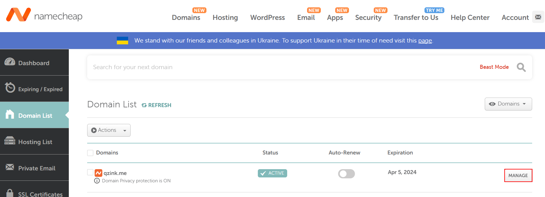 Github学生包——Namecheap一年免费 .me 域名 - 知乎