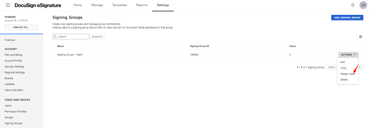 DocuSign Technical Consultant: 管理员如何管理签署组，可以实现或签 - 知乎