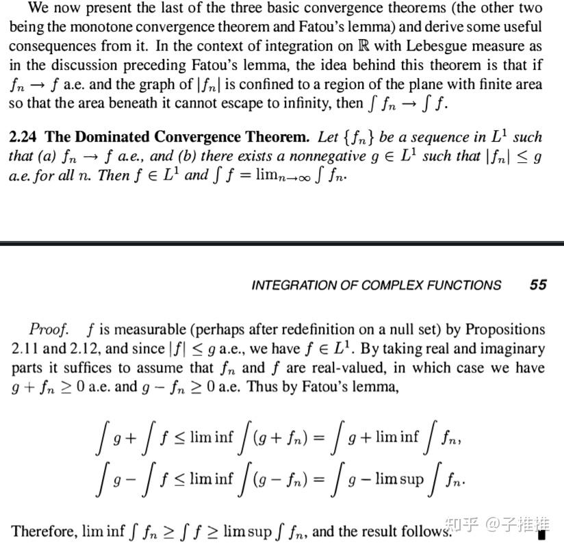 实分析笔记 §2.3 积分-复值函数积分 - 知乎