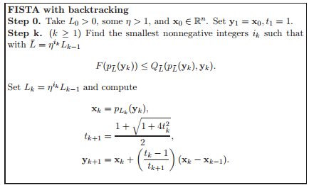 FISTA算法介绍 - 知乎