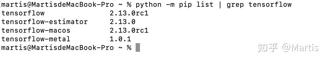 2023 MAC OS（M1 Pro）安装Tensorflow最简单方法 - 知乎