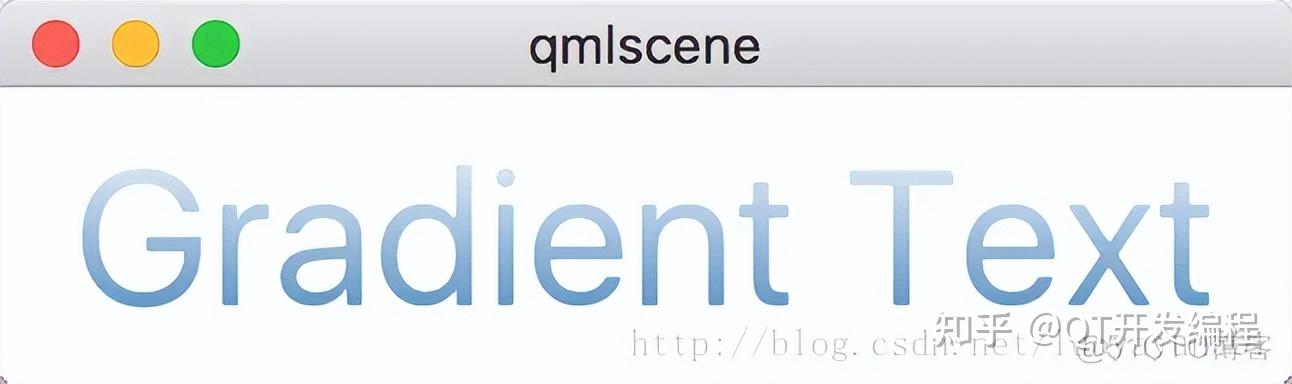 QML做渐变色字体 - 知乎
