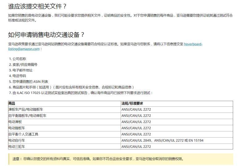 亚马逊电动自行车UL2849认证要求详解审核规范 - 知乎