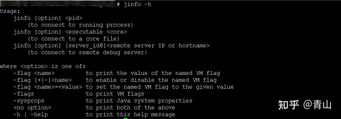 jinfo命令详解 - 知乎