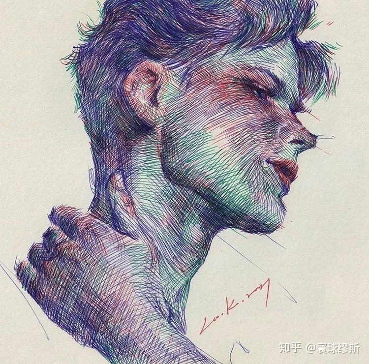 时装画手绘过程分享 | 迷了迷了！LeeKillust笔下的人物A爆了！ - 知乎