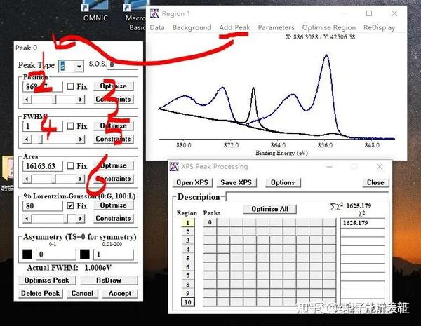 xpspeak双峰拟合基本操作（以镍为例） - 知乎