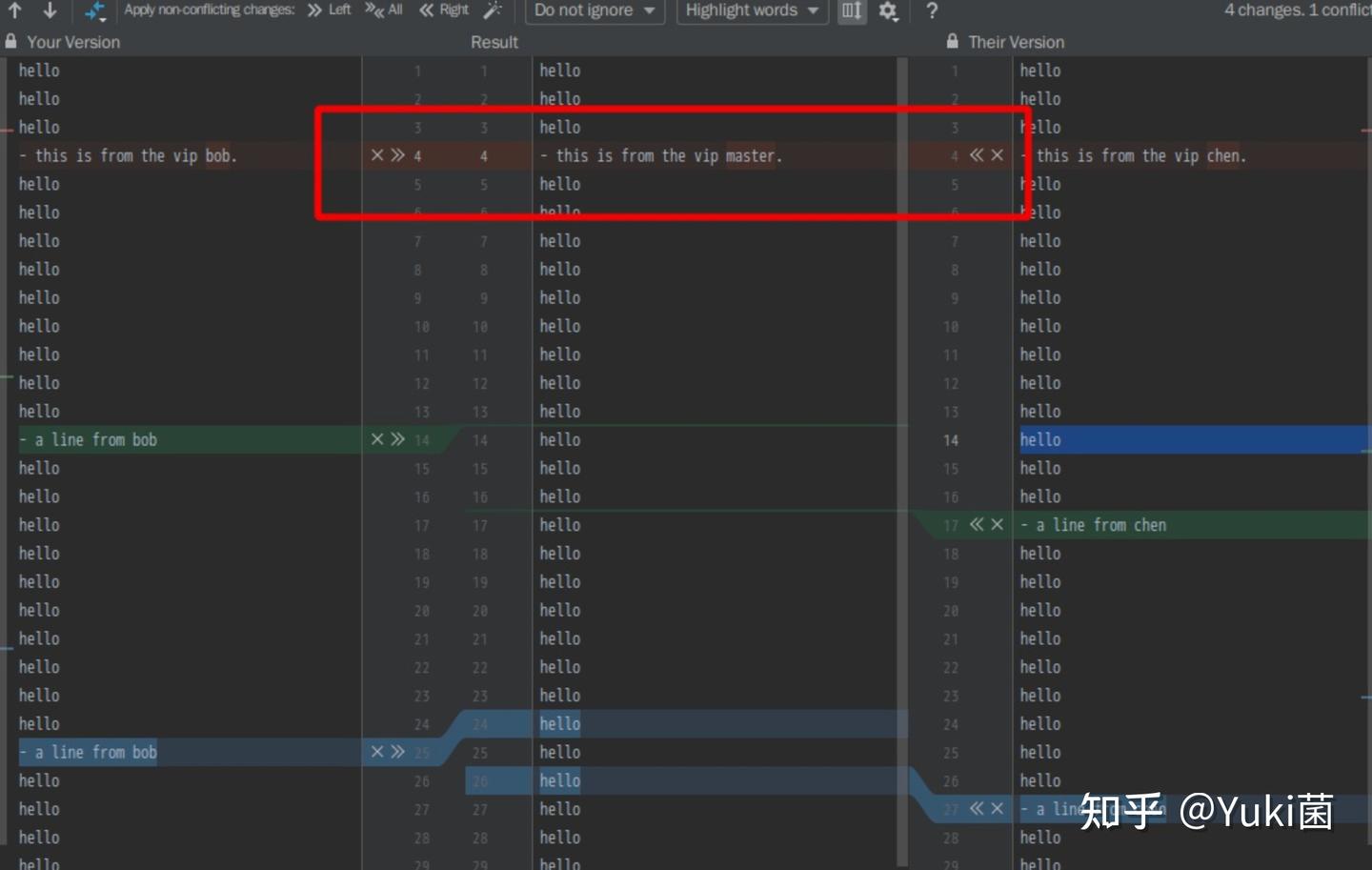 vscode配合3 way merge - 知乎