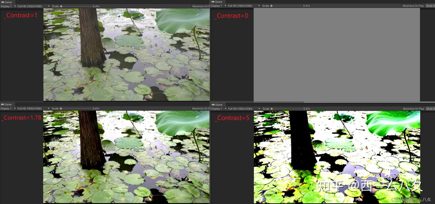 【Unity Shader】从数值角度分析颜色调整（亮度、对比度和饱和度） - 知乎