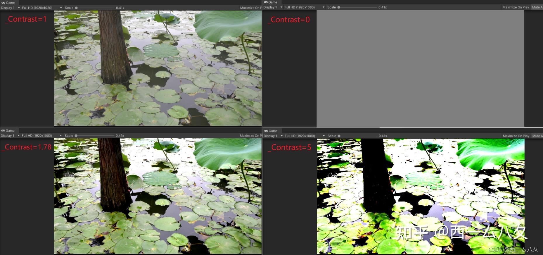 【Unity Shader】从数值角度分析颜色调整（亮度、对比度和饱和度） - 知乎