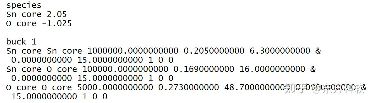 Materials Studio官方教程（Help-Tutorials）- GULP的力场拟合：SnO2库推导 - 知乎