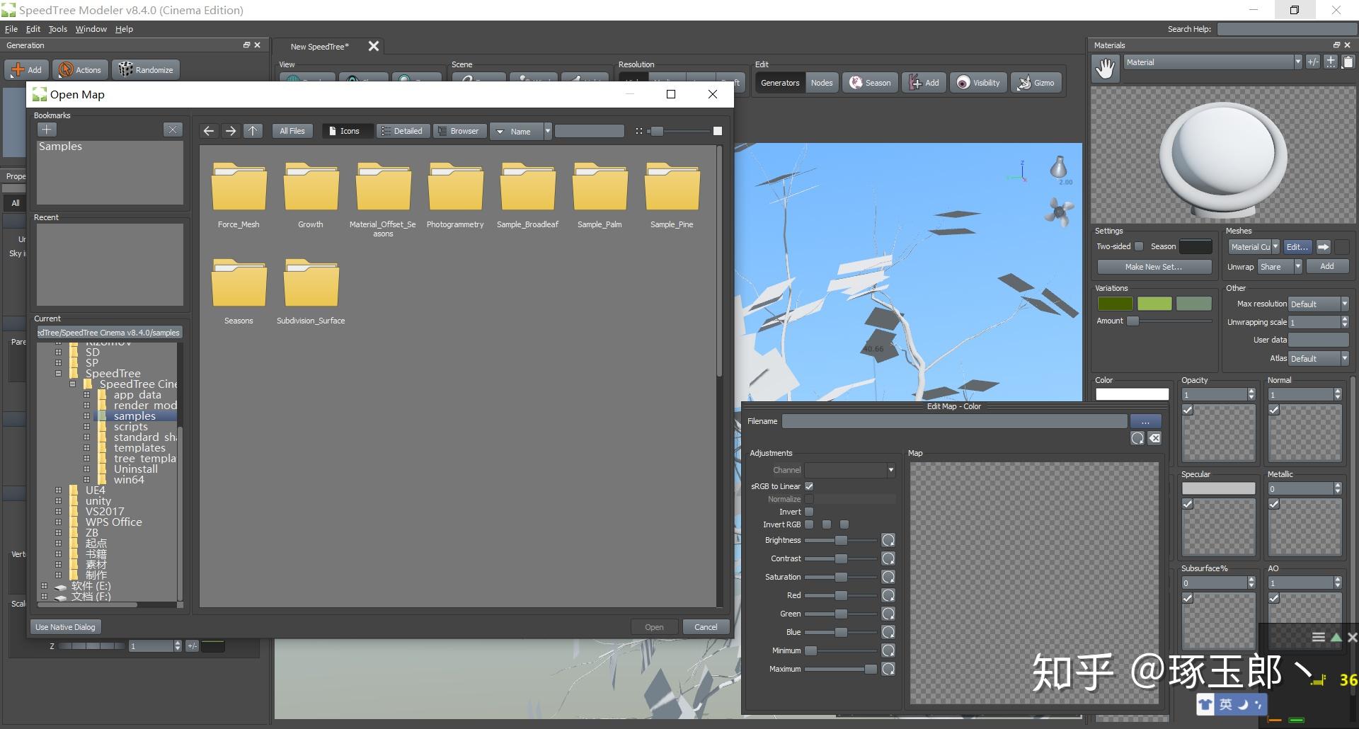 SpeedTree树木建模入门知识整理 - 知乎