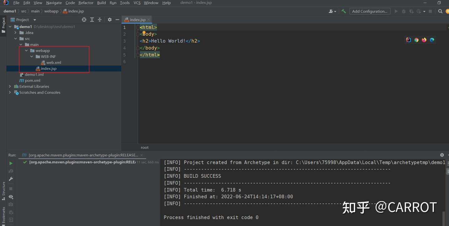 IDEA根据maven模板创建工程 - 知乎