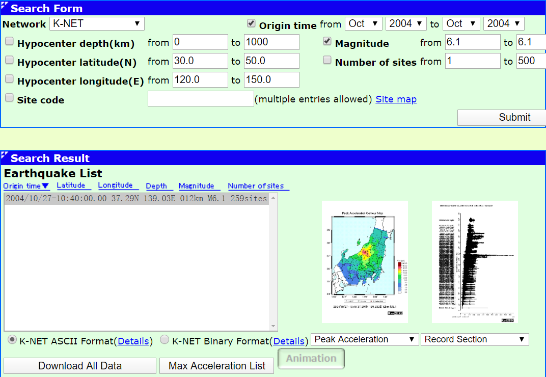 技术周刊丨日本K-NET及KiK-net地震波数据下载方法介绍 - 知乎