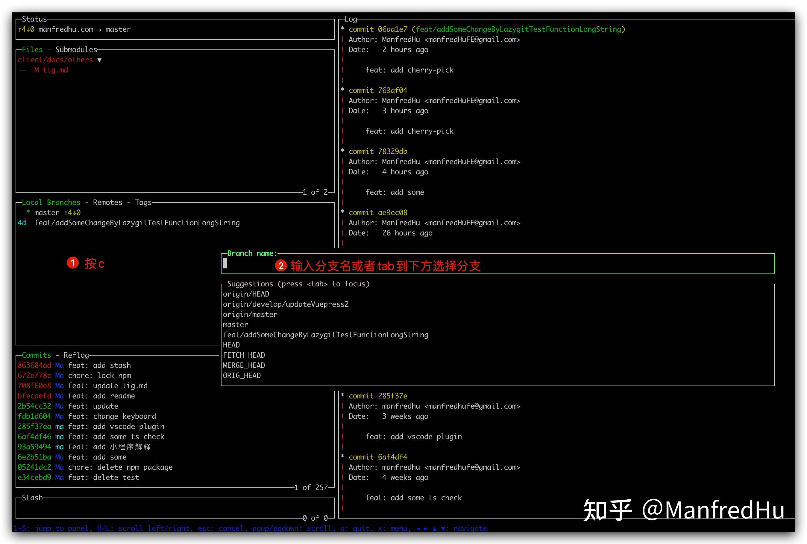 zen·工作环境搭建之git篇之Lazygit - 知乎