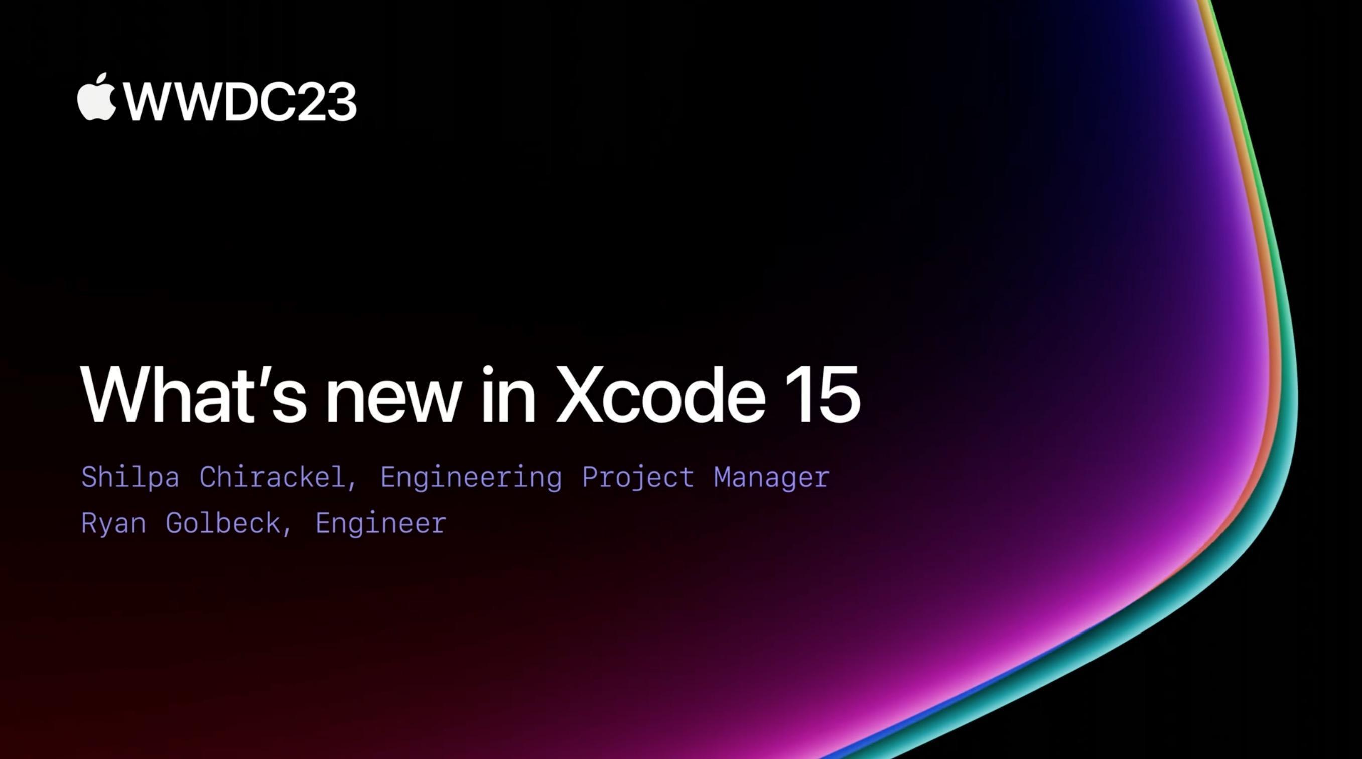 WWDC2023 Session 系列：探索 XCode15 新特性 | 京东云技术团队 - 知乎