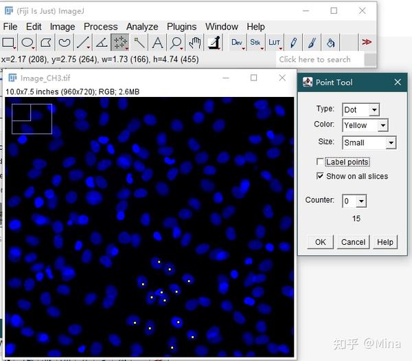 ImageJ 使用教程：1.细胞计数 - 知乎