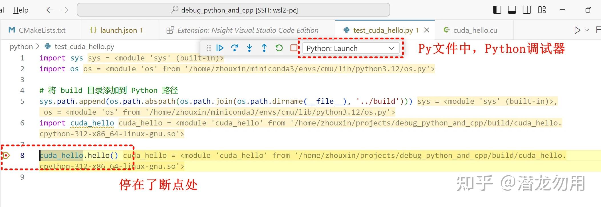 在VSCode中对CUDA和Python代码进行联合调试 - 知乎