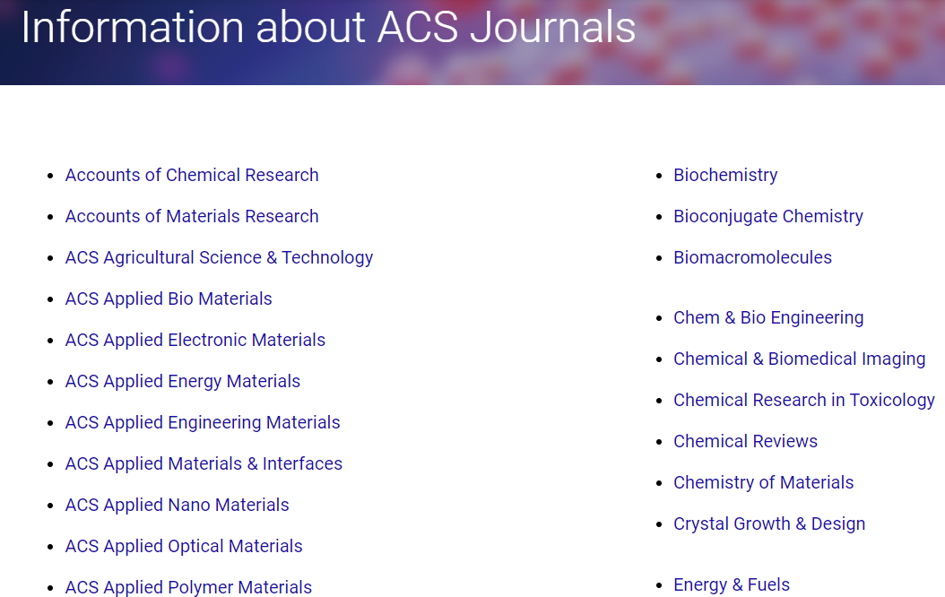 又涨了？ACS旗下期刊影响力明显提升，老牌期刊更是跻身世界名流 - 知乎