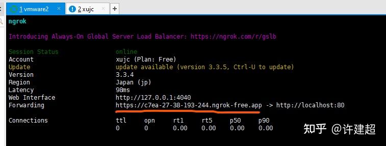 使用ngrok进行内网穿透与远程访问 - 知乎