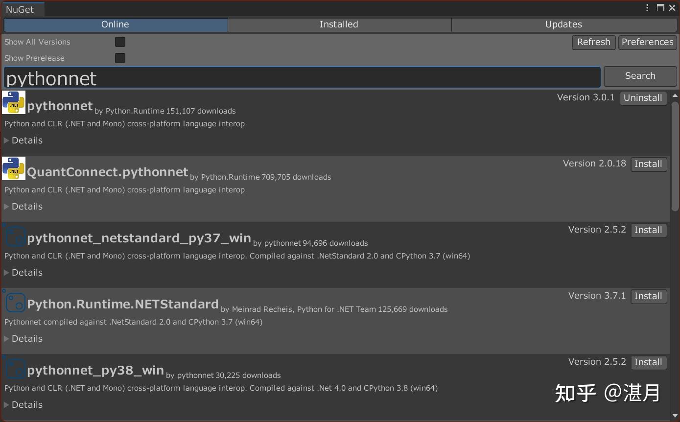 Python.NET连接 Unity 和 Python - 知乎