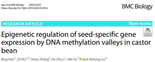转录组测序（RNA-seq）+DNA甲基化（WGBS）+组蛋白修饰ChIP-seq揭示蓖麻DNA甲基化谷对种子特异性基因表达的表观遗传调控分子机制 | 易基因科普 - 知乎