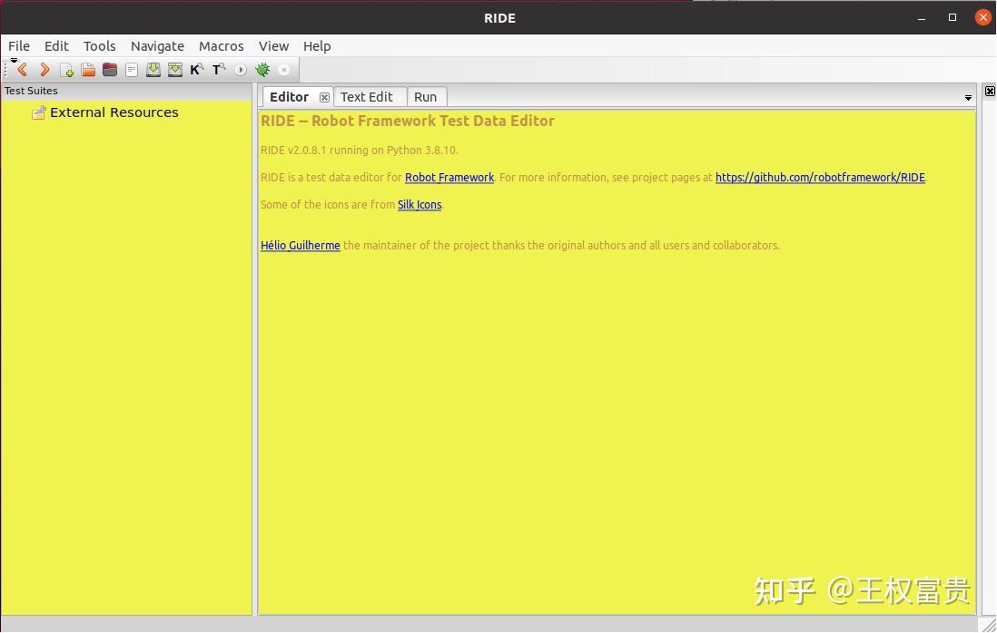 【鲸鱼】Ubuntu上安装robotframework - 知乎 【鲸鱼】Ubuntu上安装robotframework - 知乎
