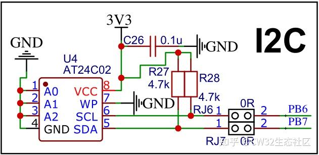 小白从0学习CW32的第十天（I2C24C02实验） - 知乎