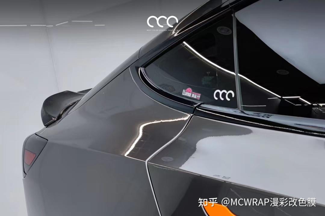 特斯拉Model 3漫彩改色膜PET液态金属枪灰,整体色更泽柔和有质感 - 知乎