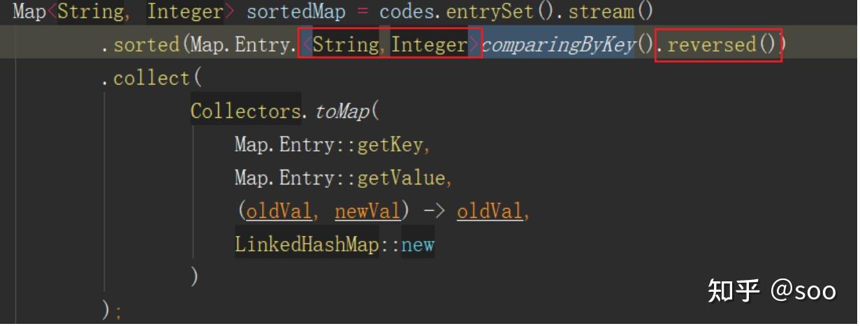 使用Java8 Stream API对Map按键或值进行排序 - 知乎