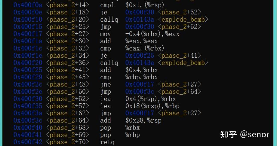 CSAPP-bomb lab2实验记录 - 知乎