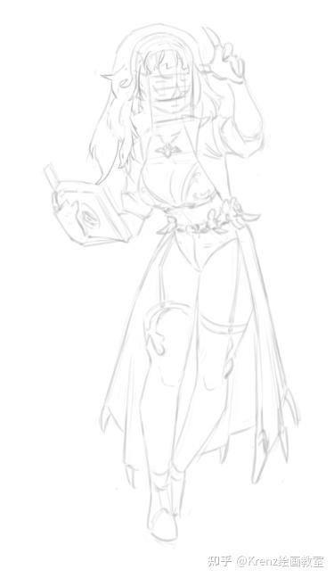 Krenz绘画教室【优秀作业心得】动态与构成-0104 - 知乎