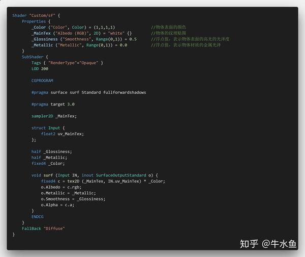 初识 Shader 之 Surface Shader - 知乎