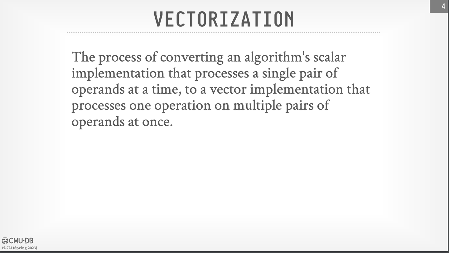 #08 — Vectorized Execution - 知乎