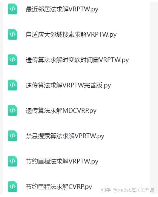 基于Python代码VRP/CVRP/VRPTW启发式算法源码 - 知乎