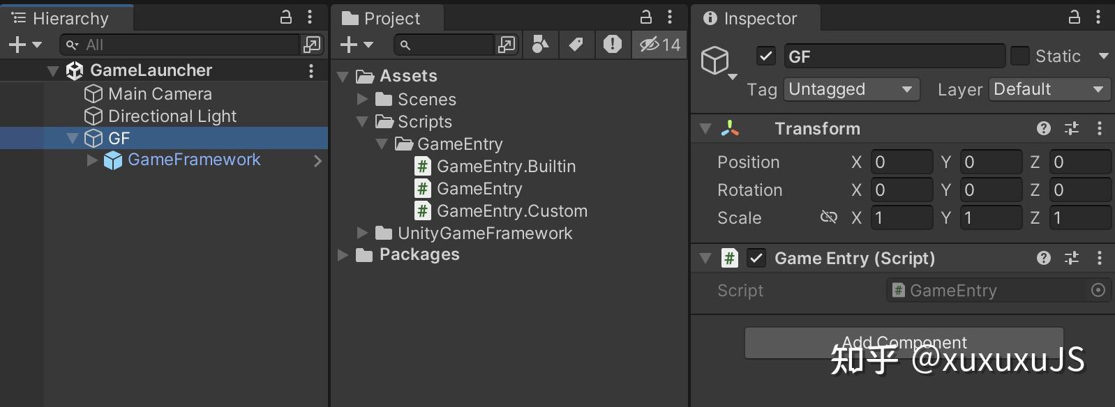 GameFramework02_GameEntry游戏入口 - 知乎
