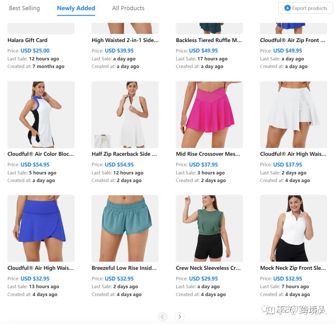 低调的品牌独立站 Halara 两年沉淀网站日均上万单TikTokSPY工具PIPIADS皮皮广告 - 知乎